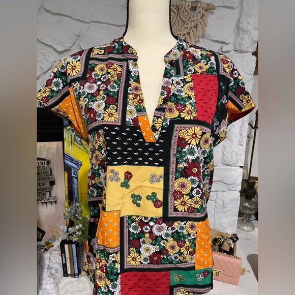 Tops | Colorful Blouse | Poshmark